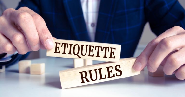 Rules Of Etiquette Everyone Should Follow - Organically Human