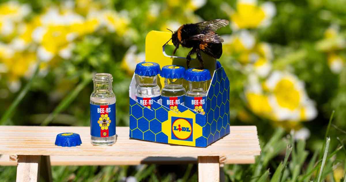 Grocery store launches mini 'bee-ers' six-pack with sugar syrup to ...